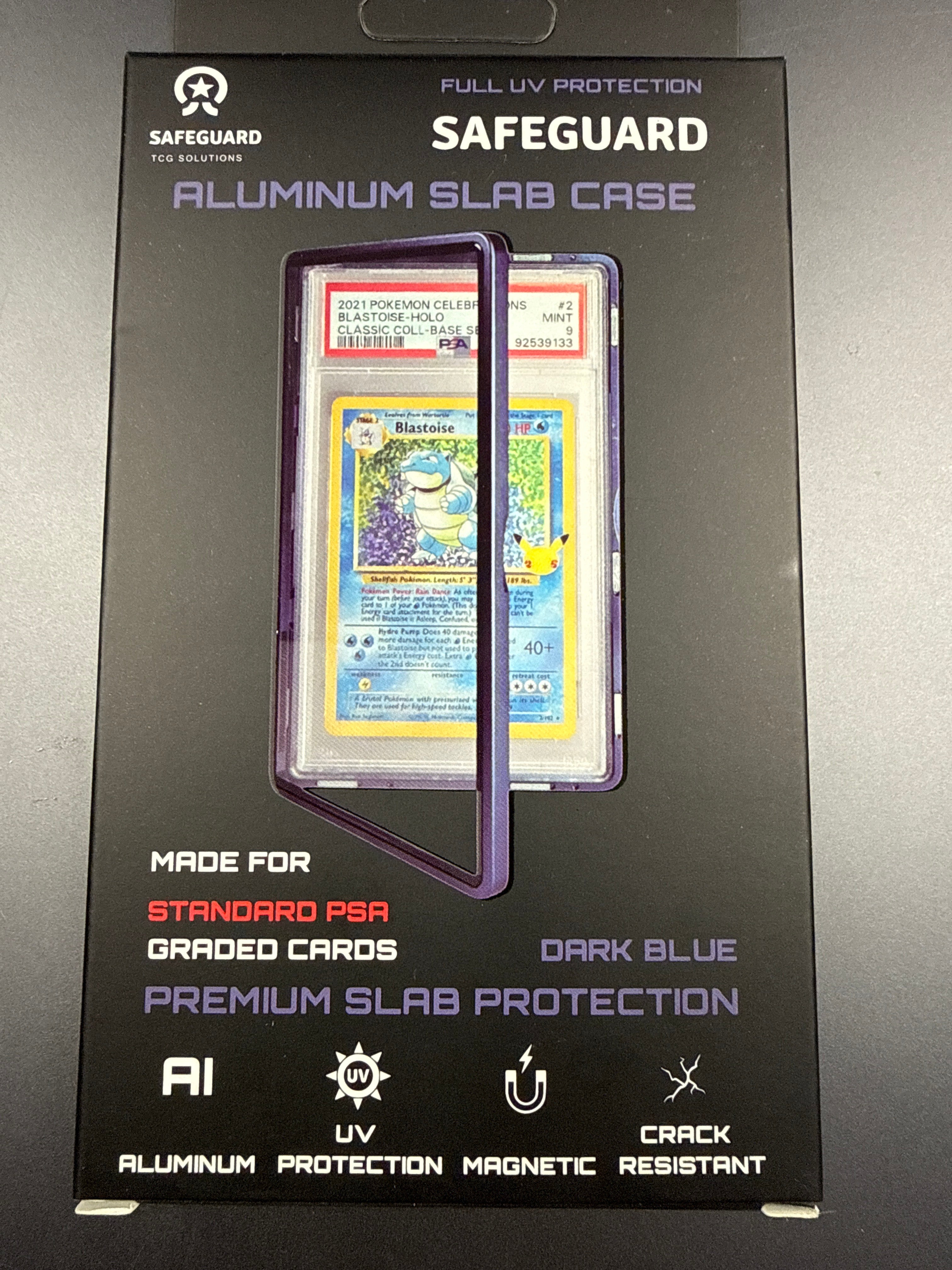PSA ALUMINUM SLAB CASE (Dark Blue) – Wheeler Sports Collectibles